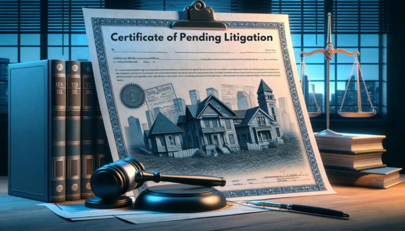 Legal Implications of a Certificate of Pending Litigation