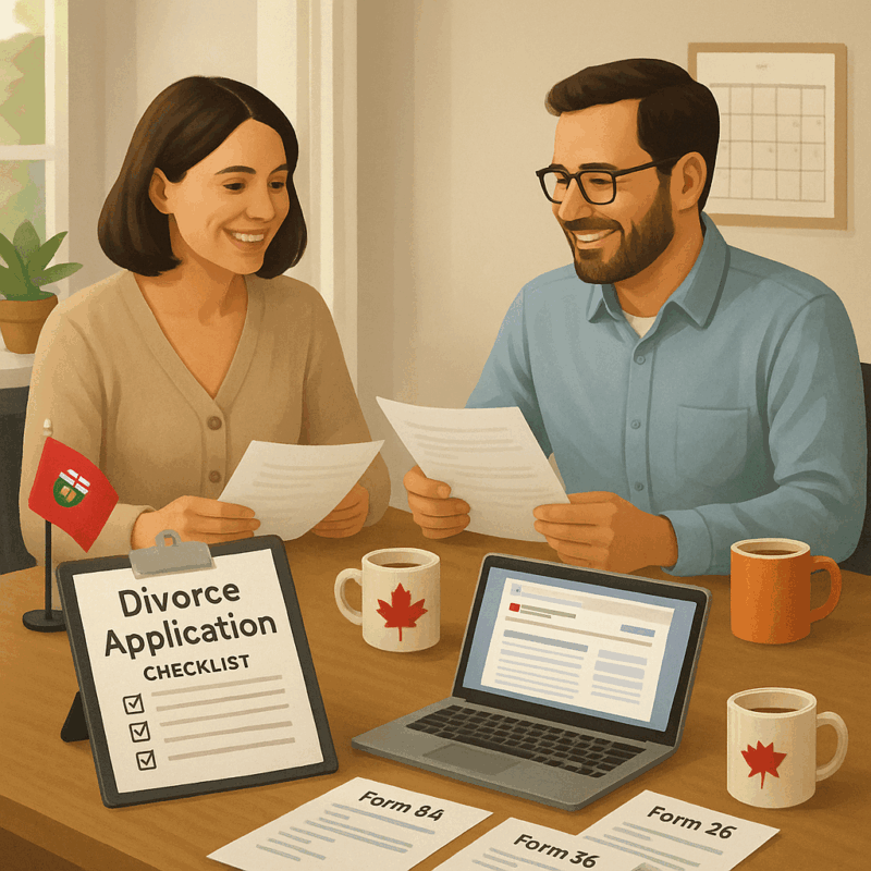 Filing a Divorce Application in Ontario: A Complete Checklist - Divorce ...